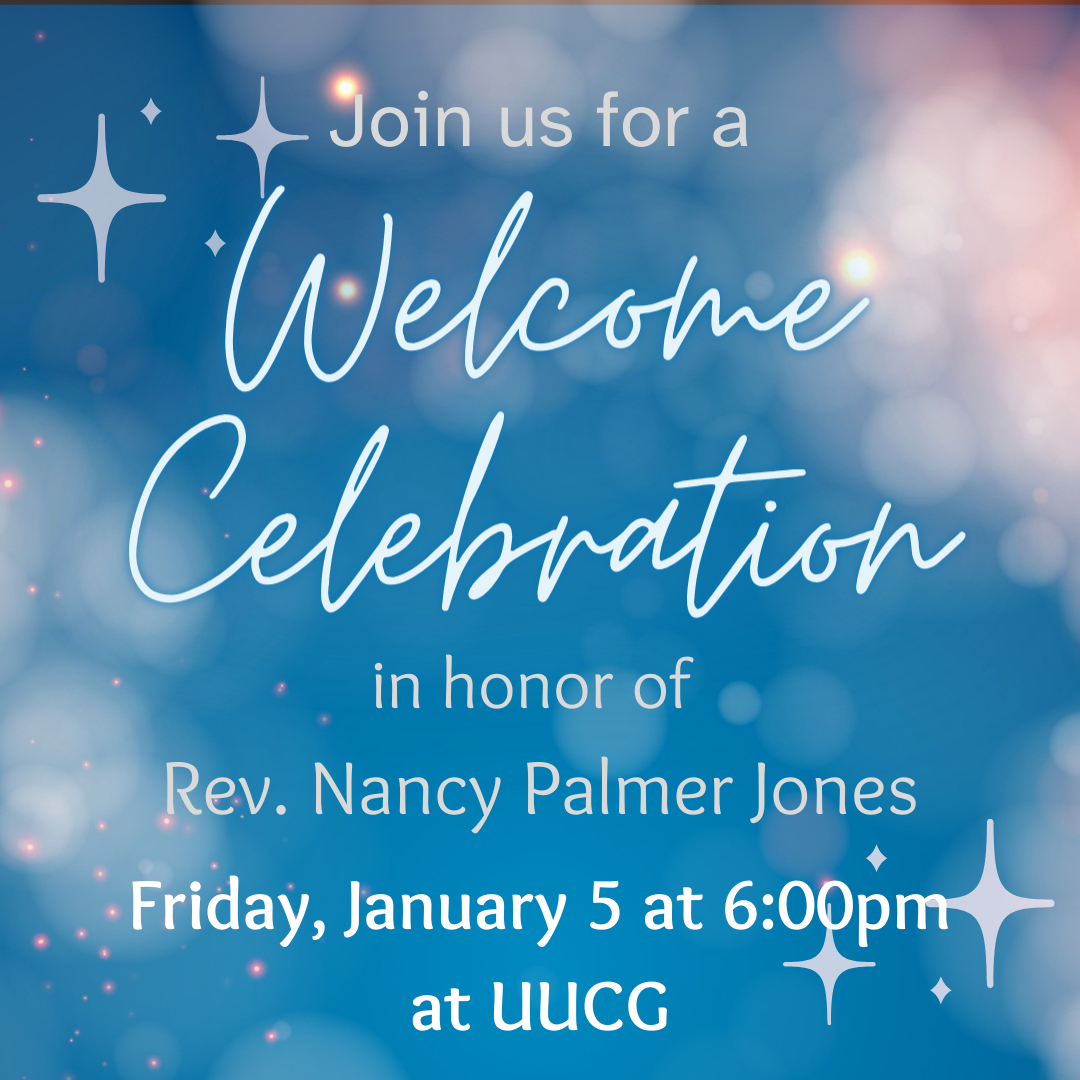Welcome Celebration for Rev. Nancy Palmer Jones - Unitarian ...